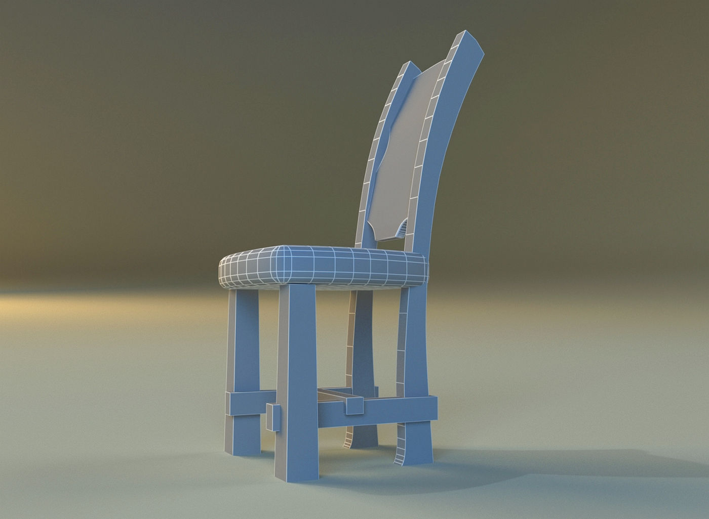 Chair old style 3D model | CGTrader