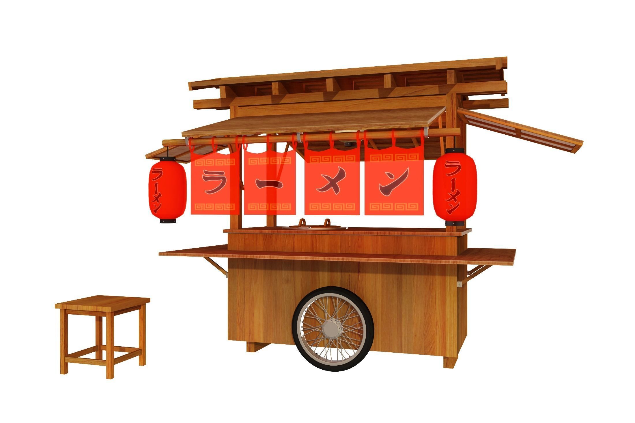 3D model Ramen stall | CGTrader