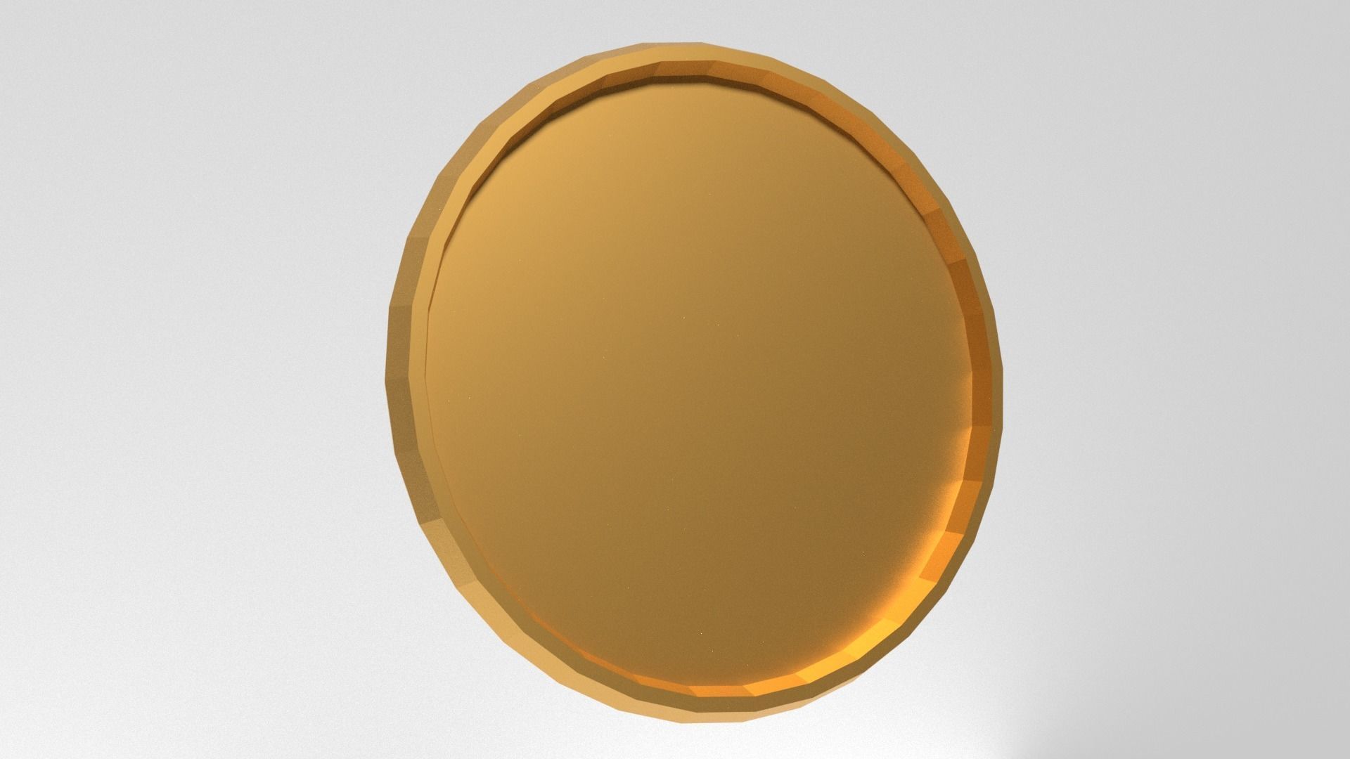 Gold Coin 3D Model Low Poly free VR / AR / low-poly 3D model | CGTrader