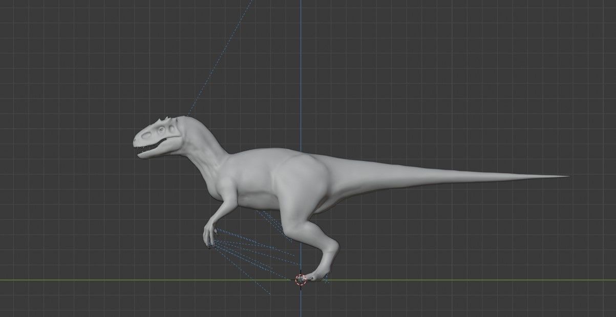 3D model Indominus-Rex t - rex in motion VR / AR / low-poly | CGTrader