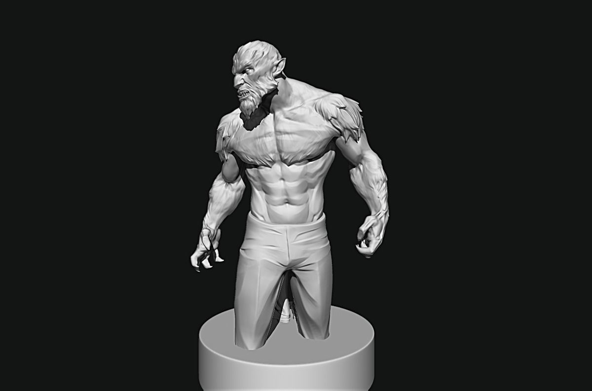 3D model Bigby Wolf VR / AR / low-poly | CGTrader