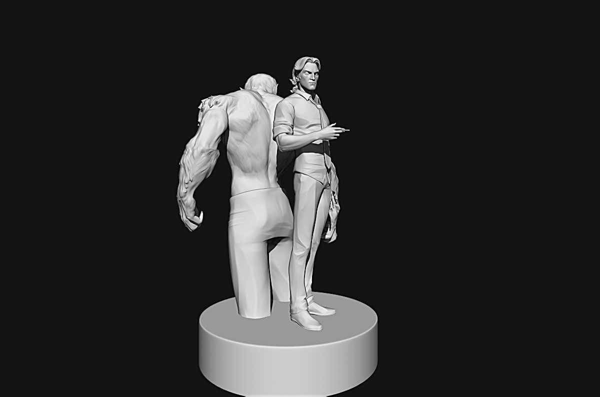 3D model Bigby Wolf VR / AR / low-poly | CGTrader