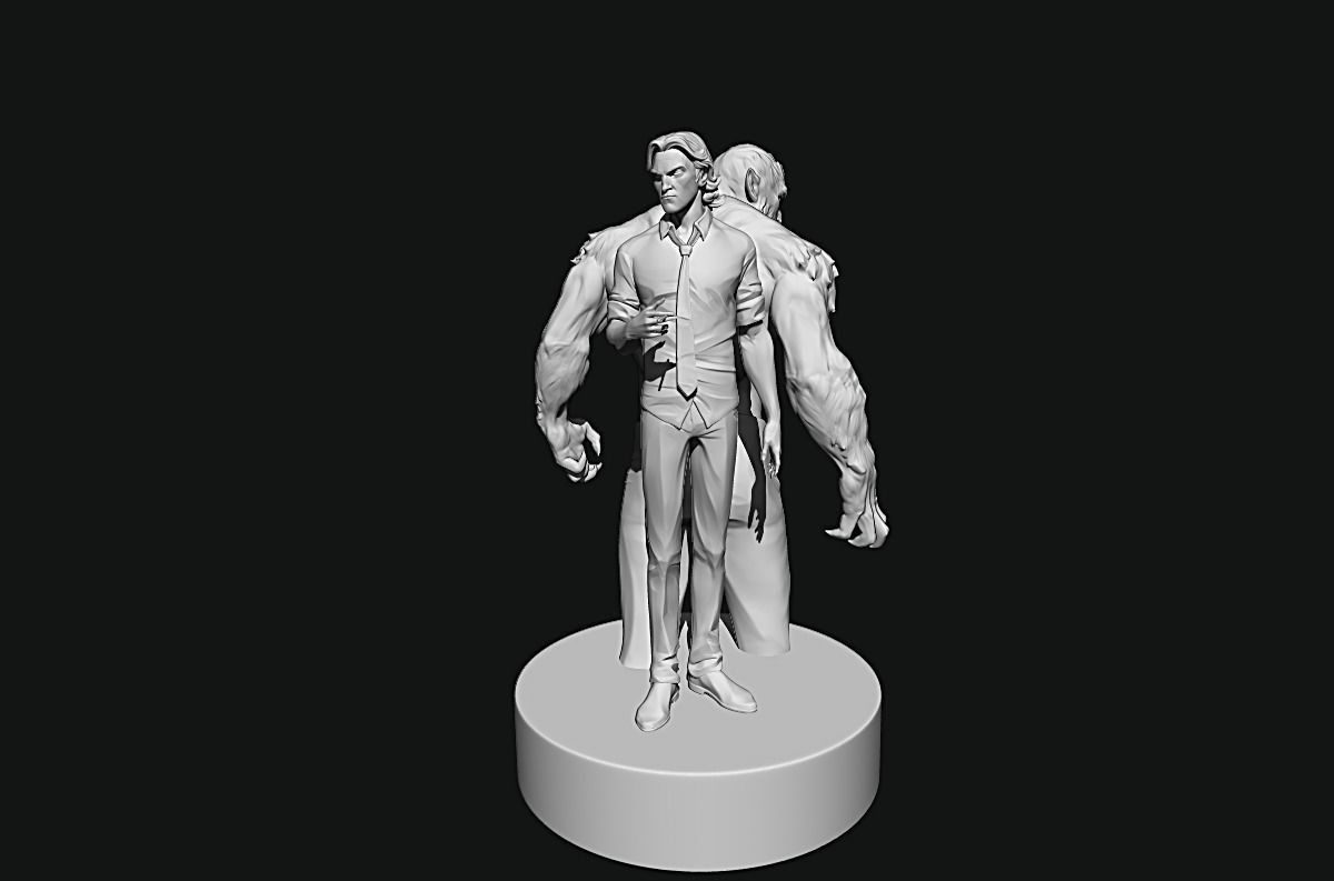 3D model Bigby Wolf VR / AR / low-poly | CGTrader