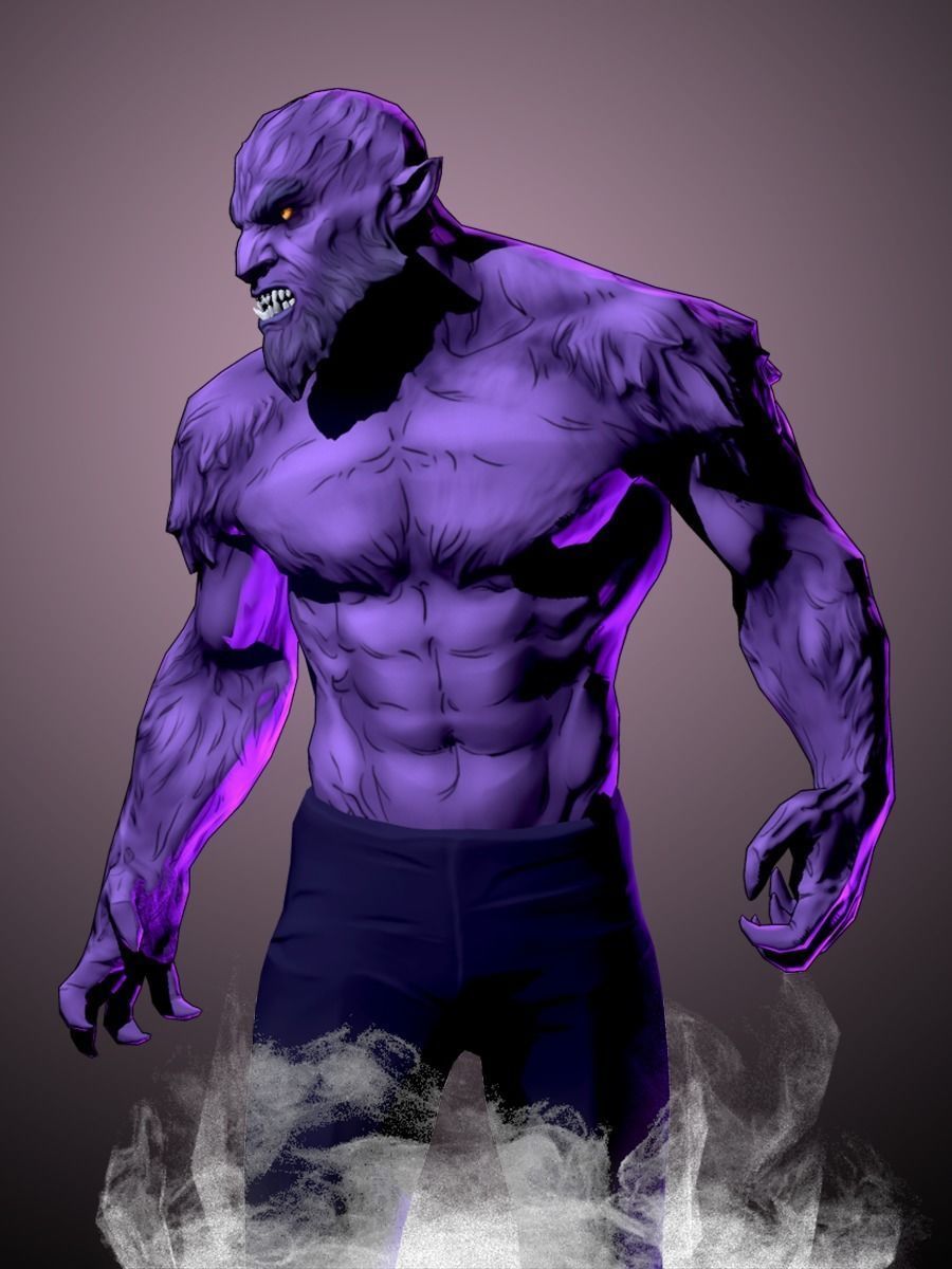 3D model Bigby Wolf VR / AR / low-poly | CGTrader