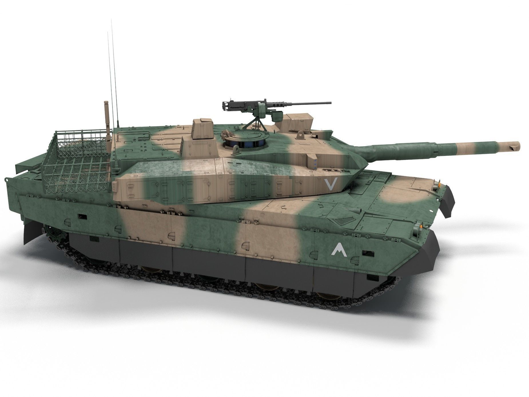 Type 10 tank 3D model | CGTrader