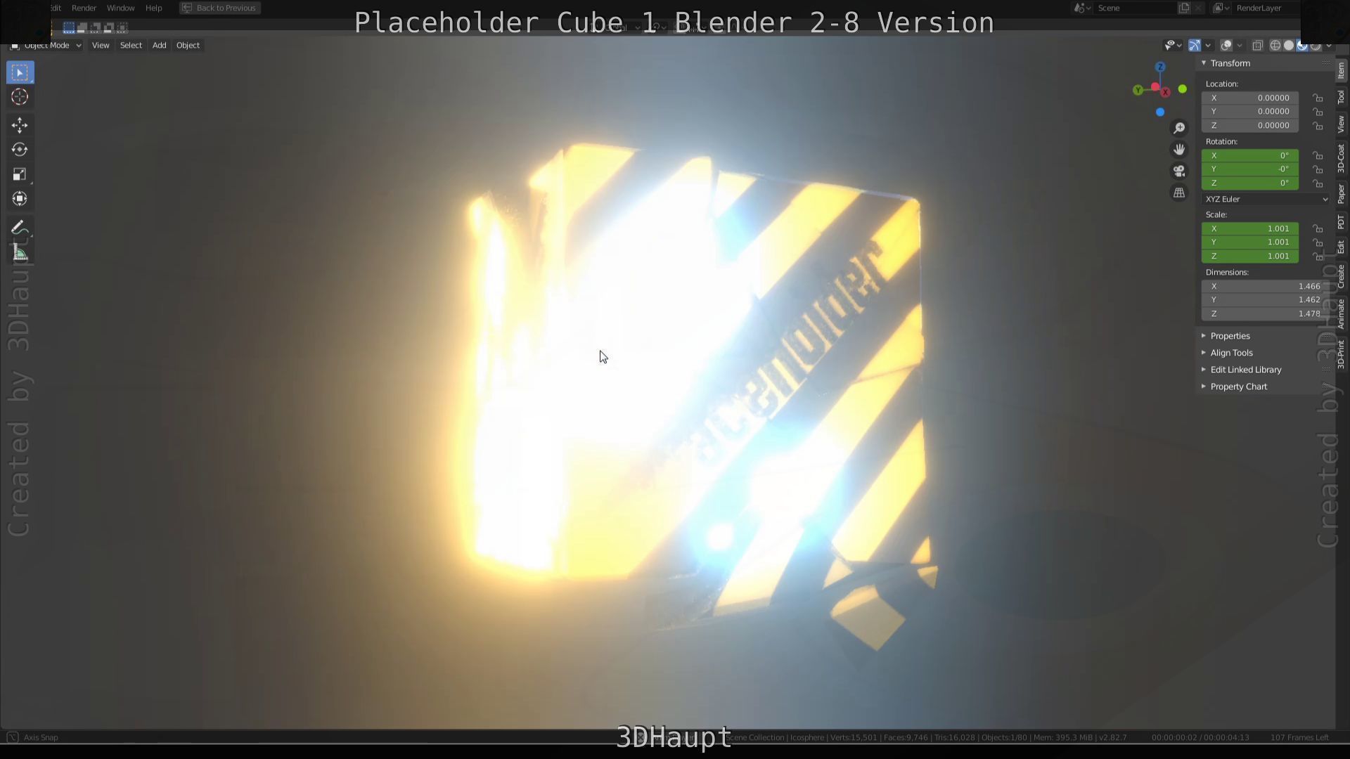 Placeholder Cube Version 1 free 3D model animated | CGTrader