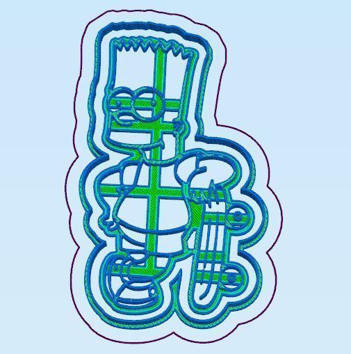 The Simpsons Family Cookie Cutter Set 3D model 3D printable | CGTrader