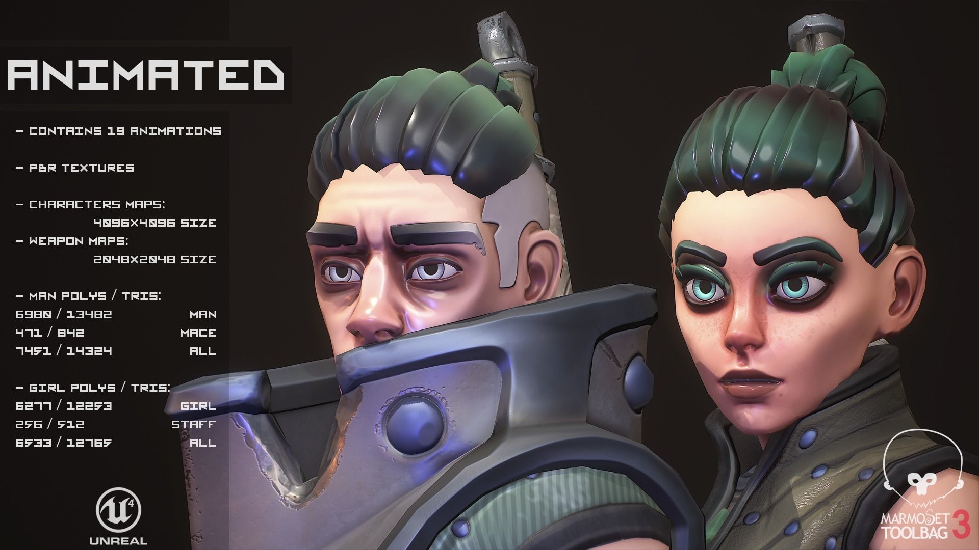 Stylized Characters 3D Model Collection | CGTrader