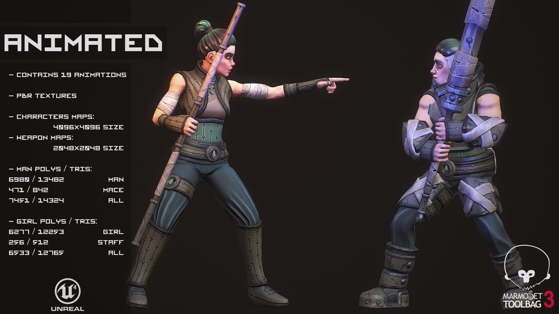 Stylized Characters 3D Model Collection | CGTrader