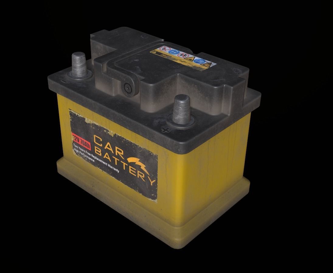 3D model Car Battery VR / AR / low-poly | CGTrader