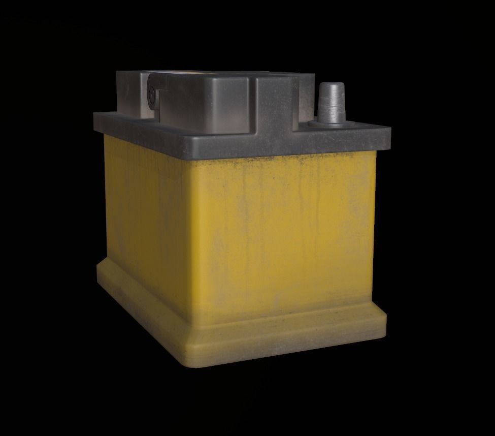 3D model Car Battery VR / AR / low-poly | CGTrader