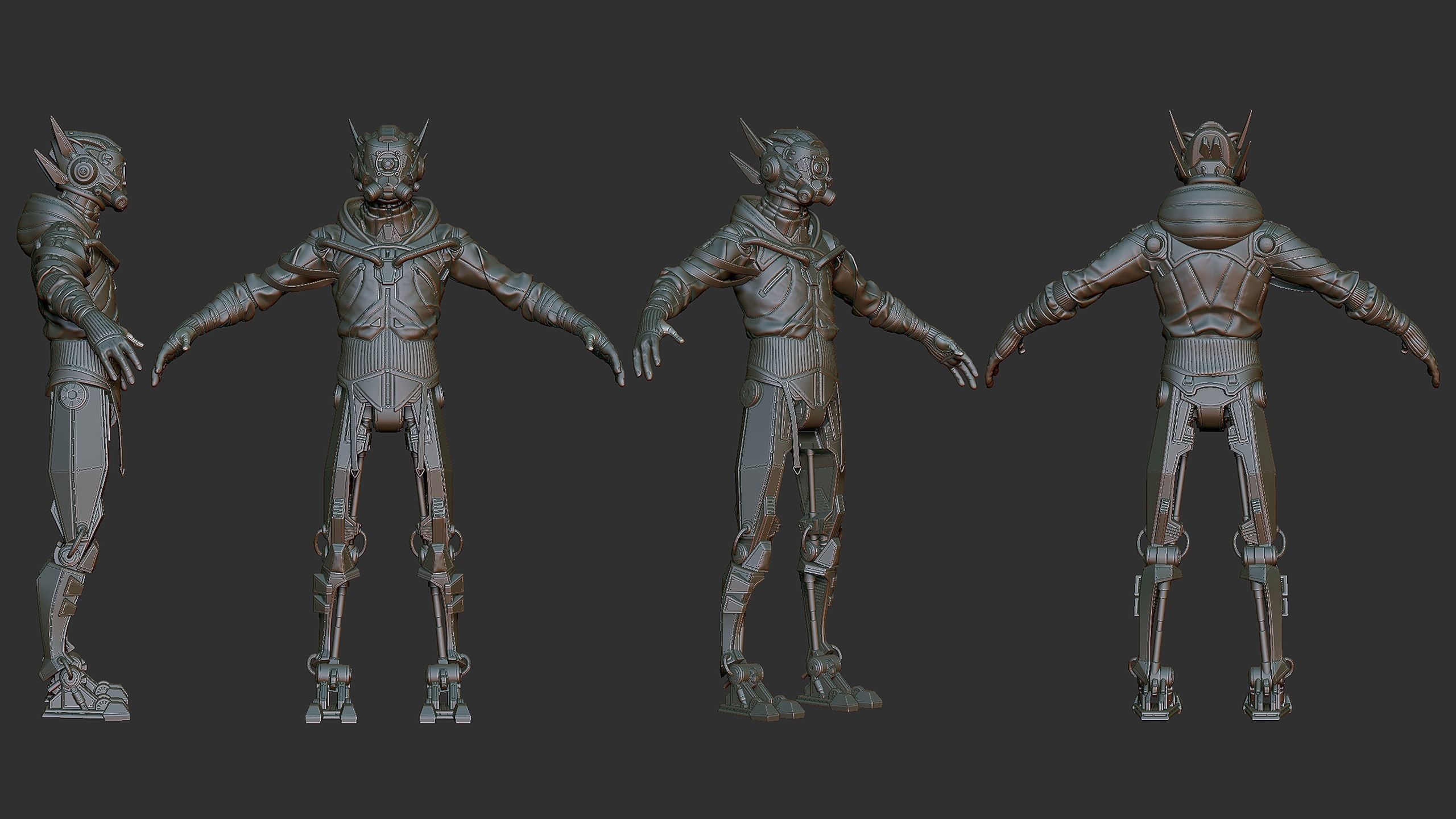 3D model Cyborg VR / AR / low-poly | CGTrader