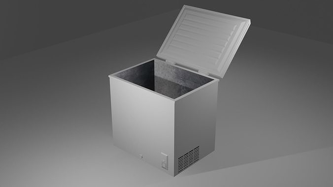 3D model Deep Freezer White- Low poly VR / AR / low-poly | CGTrader