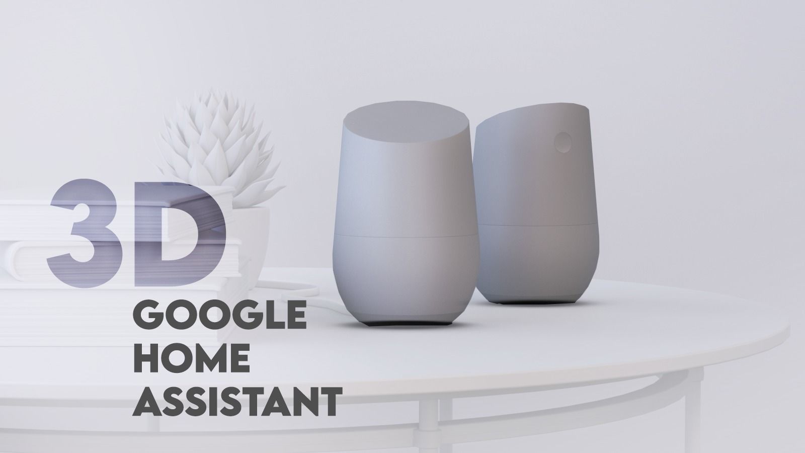 Google Home Assistant 3D model | CGTrader