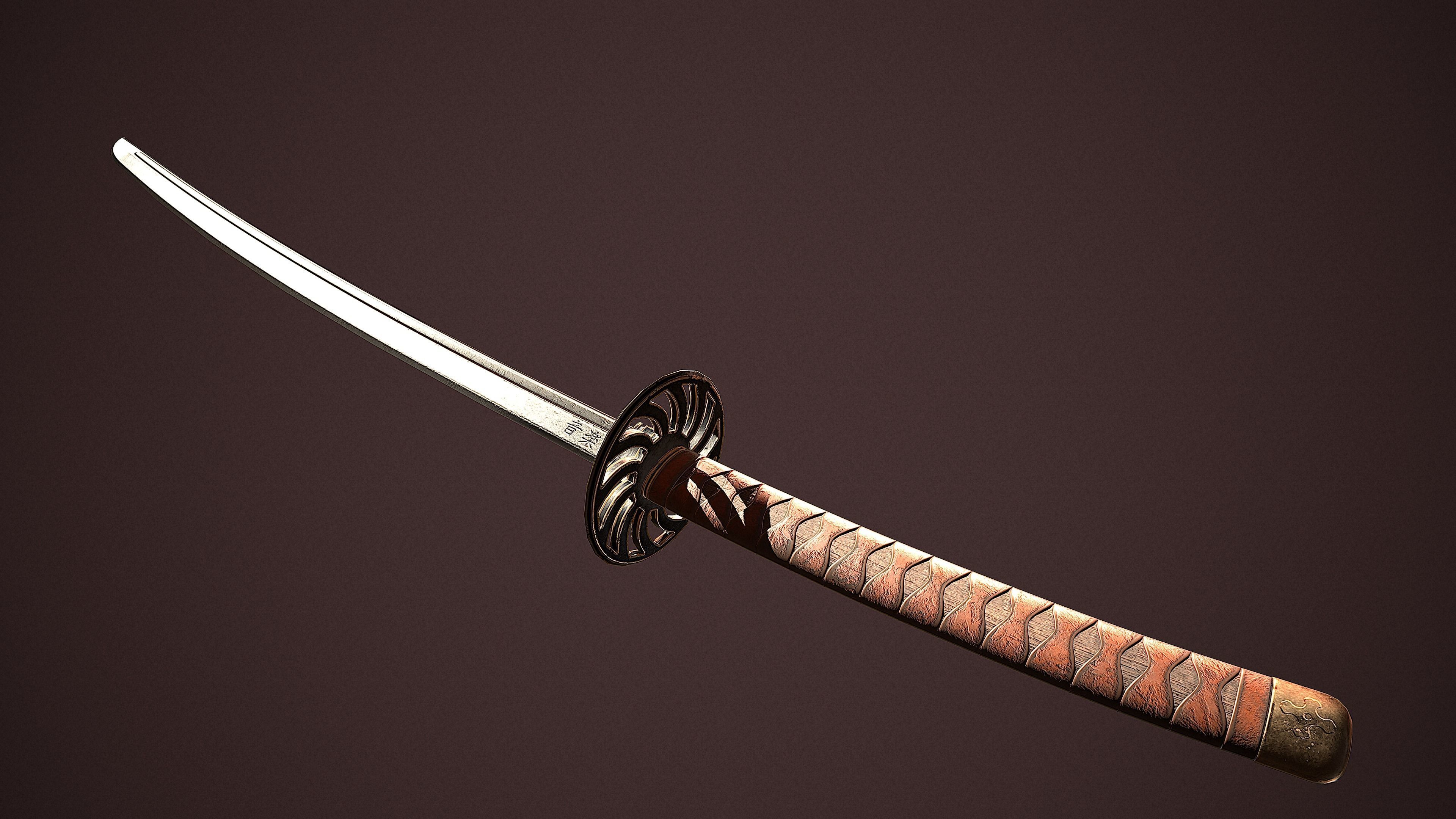 Game ready Katana free VR / AR / low-poly 3D model | CGTrader