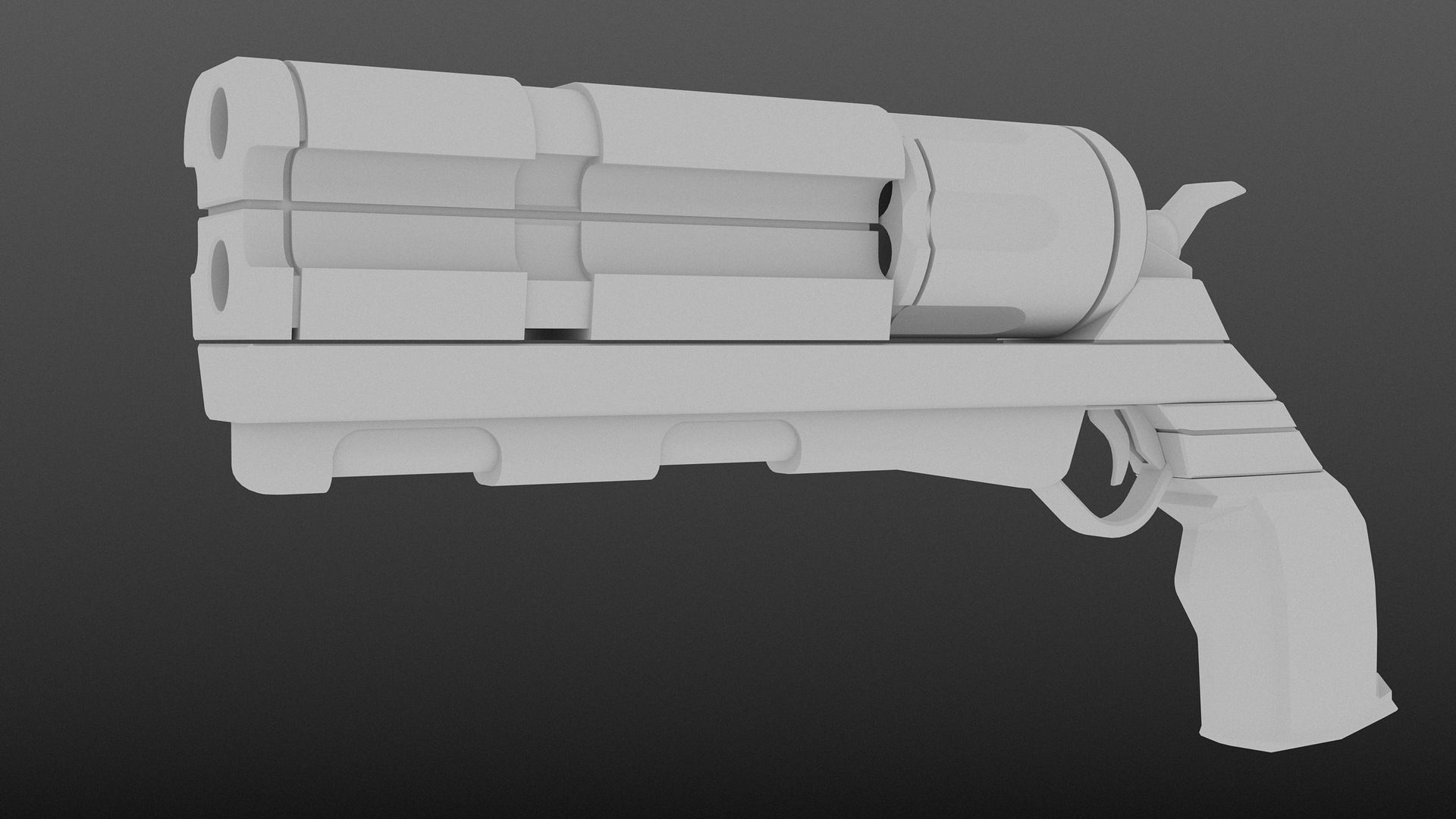 3D model Revolver PBR Low Poly VR / AR / low-poly | CGTrader