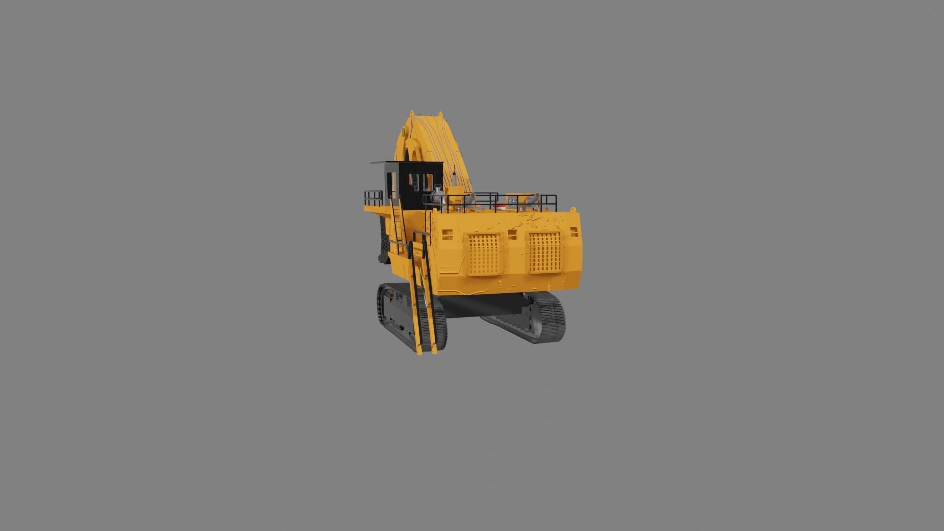 3D model CAT 6018 excavator VR / AR / low-poly | CGTrader