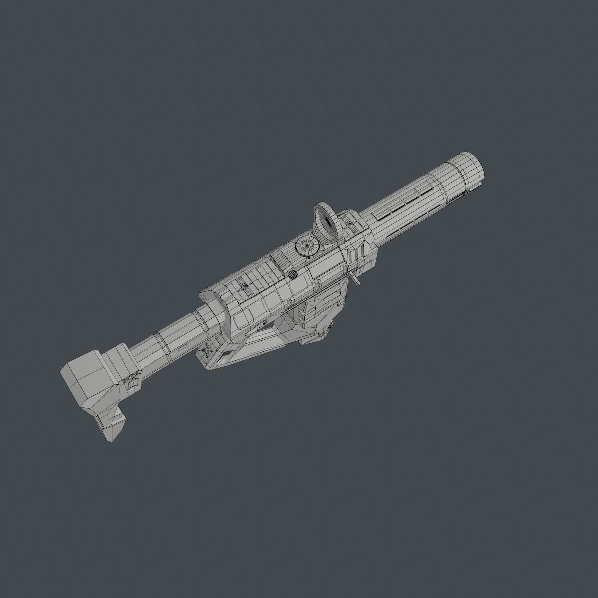 3D model Sci-Fi MP5 Styled Gun VR / AR / low-poly | CGTrader