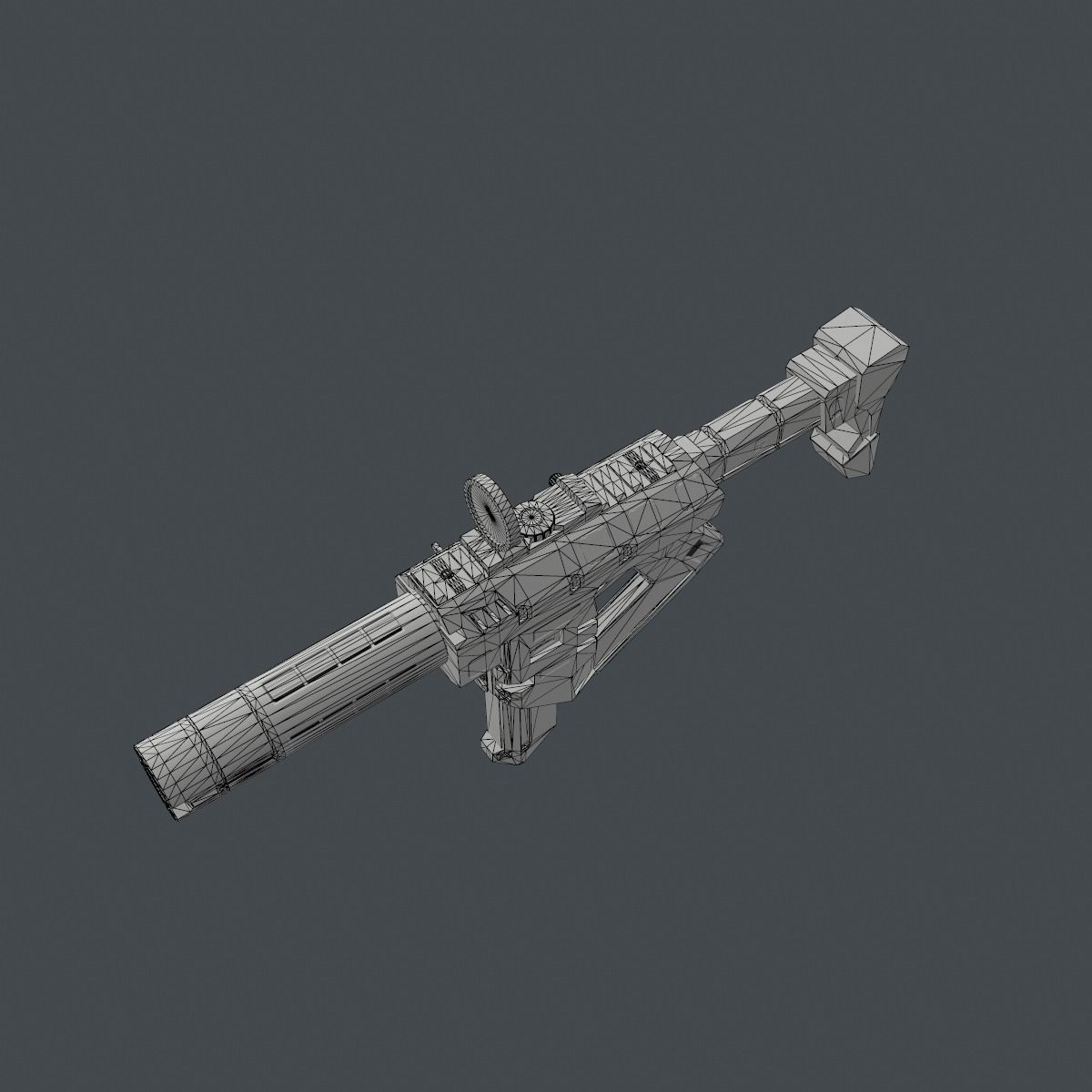 3D model Sci-Fi MP5 Styled Gun VR / AR / low-poly | CGTrader