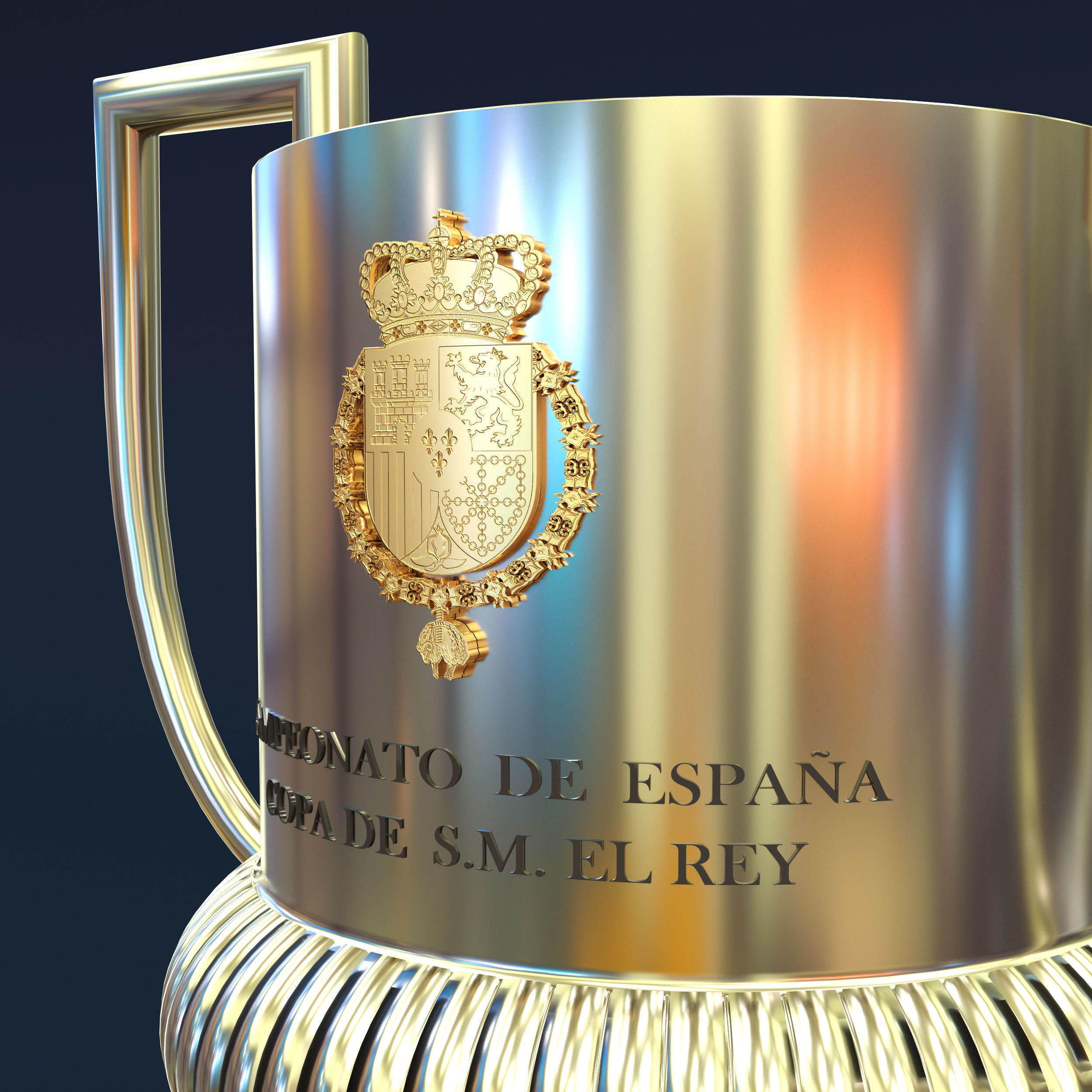 King Cup of Spain 3D model | CGTrader