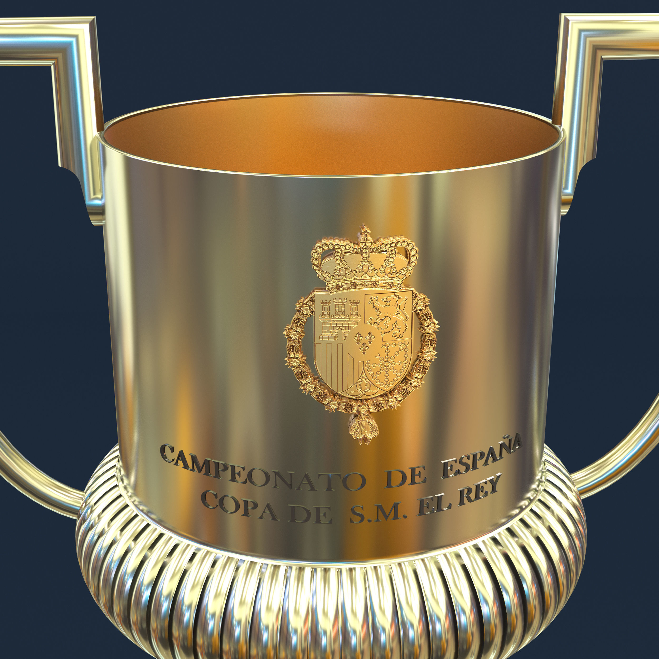 King Cup of Spain 3D model | CGTrader