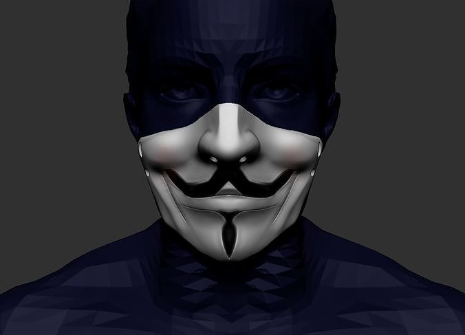 Anonymous Mask Wallpaper 3d