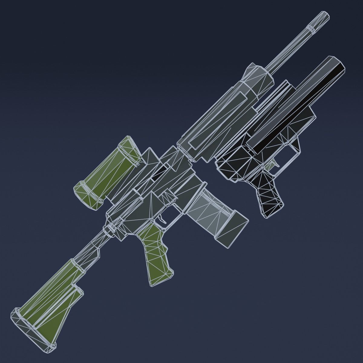 Five Automatic Weapons - Canada 3D model | CGTrader
