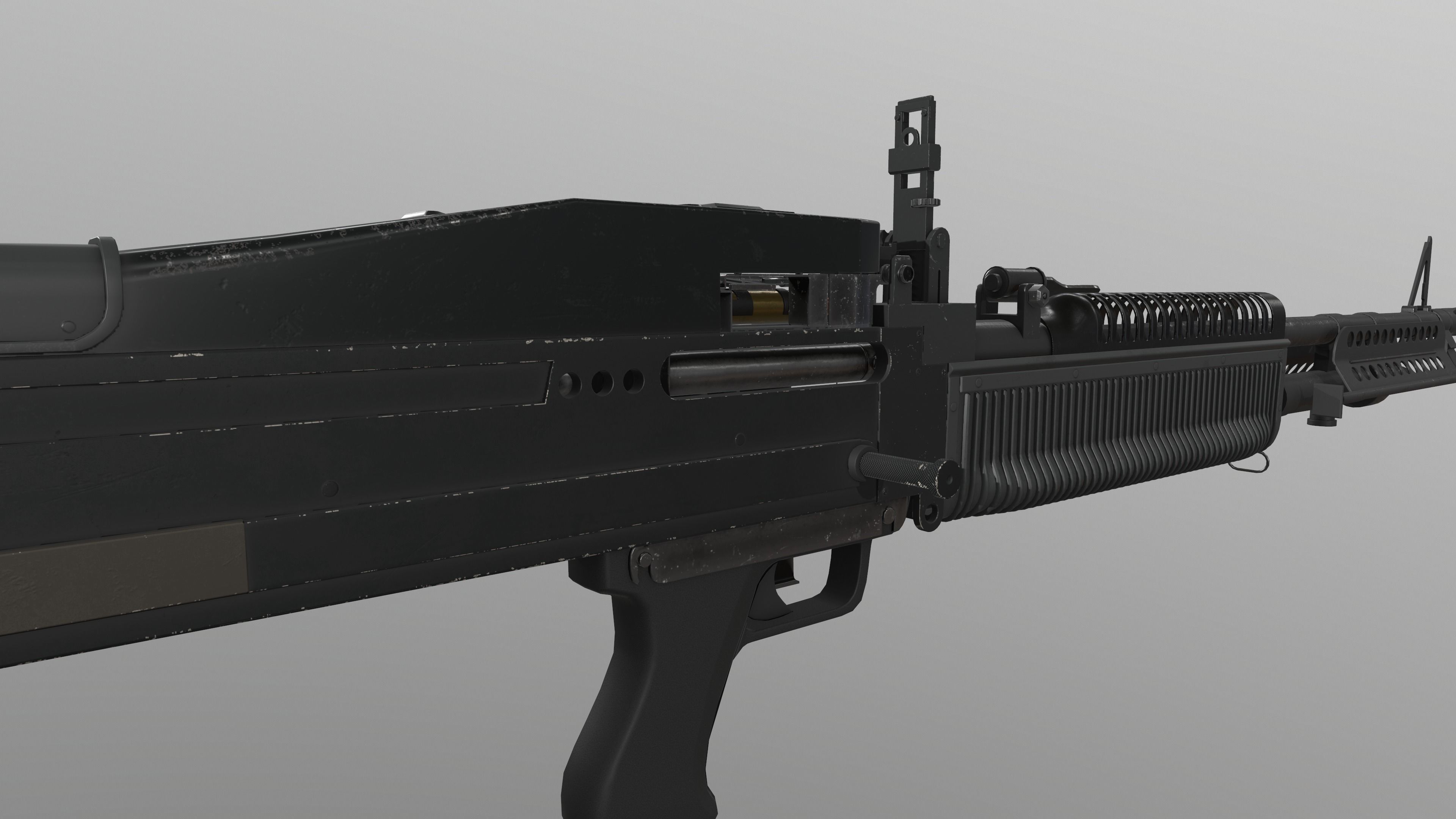 3D model M 60 LMG VR / AR / low-poly | CGTrader