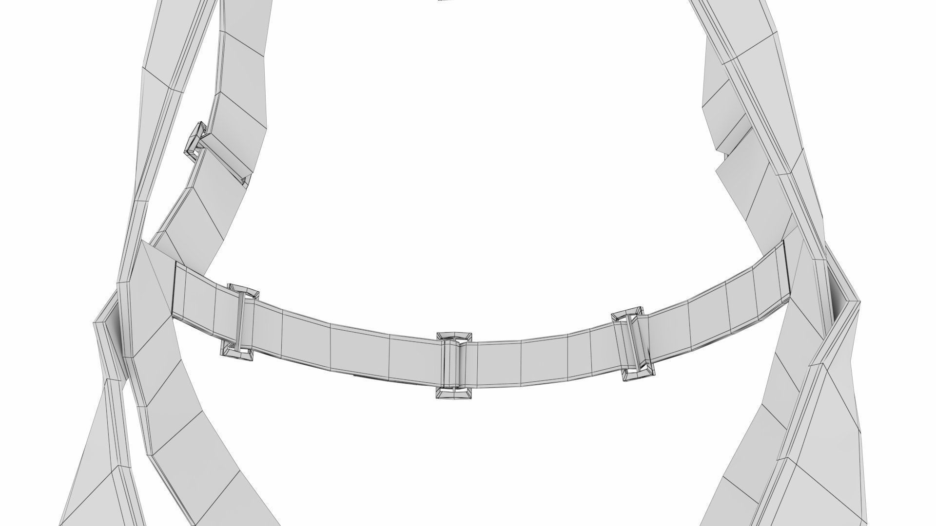 3D model PPE Safety Harness VR / AR / low-poly | CGTrader