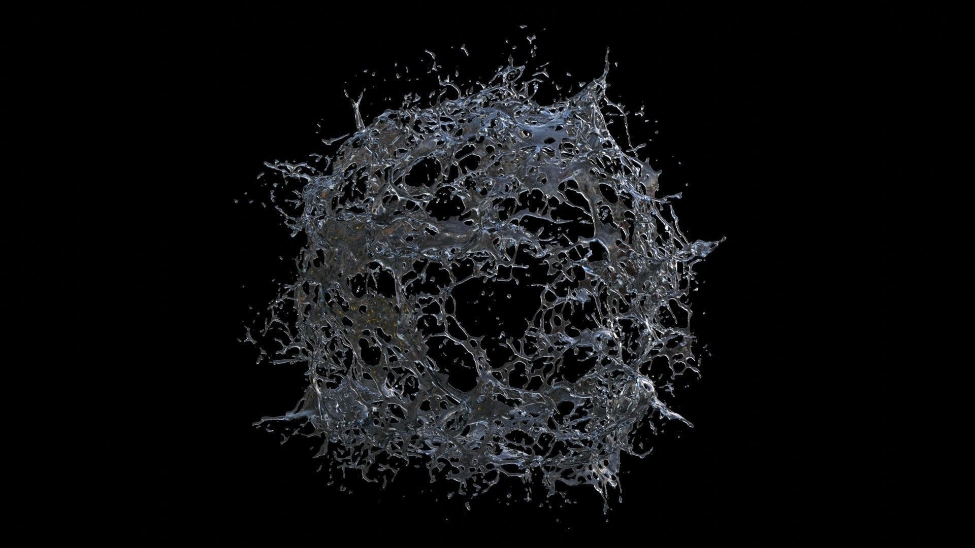 Water Explosion 3D model | CGTrader