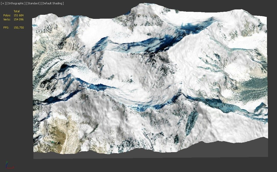 Mount Everest 8848 meters 3D model | CGTrader