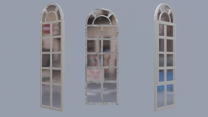 Arch window 3D model | CGTrader