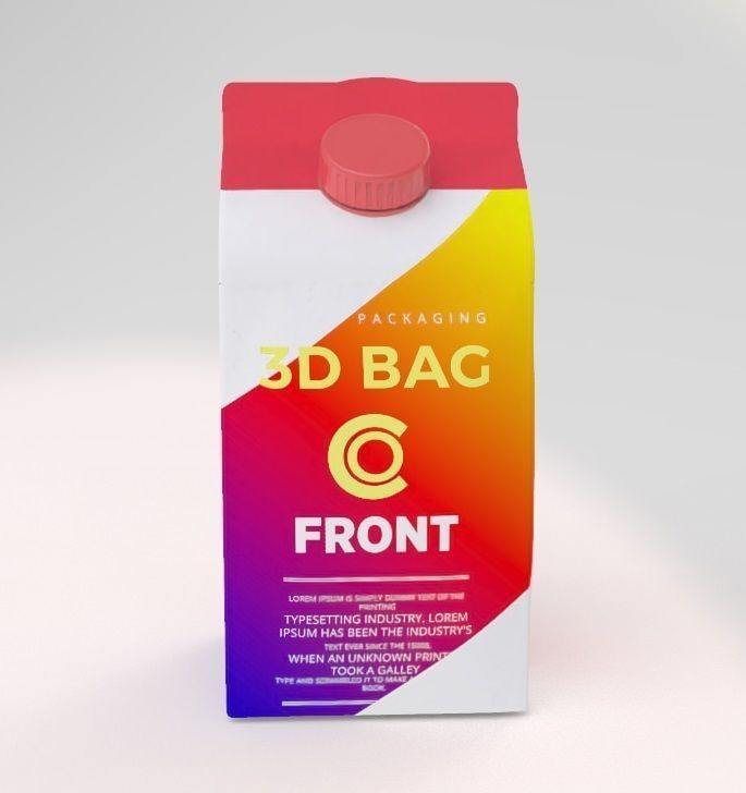 Tetra Packaging box 3D model | CGTrader