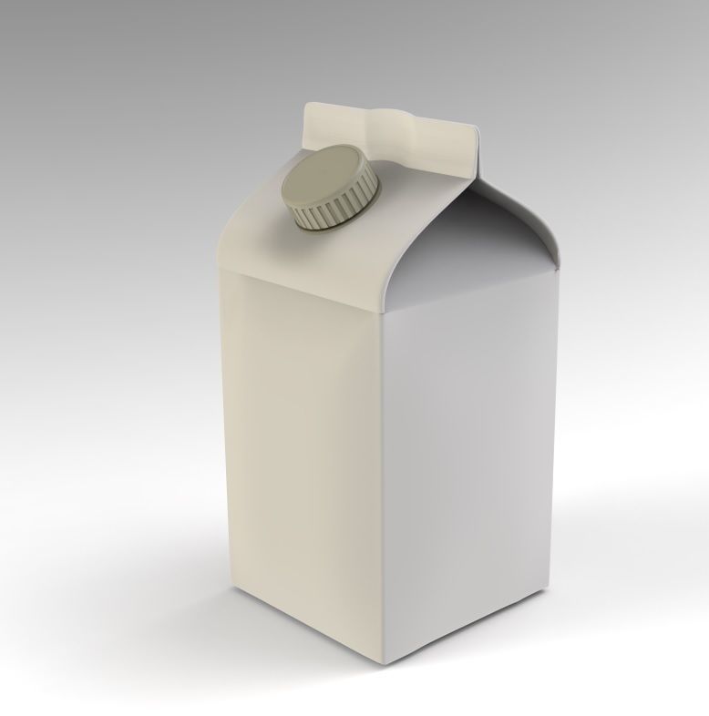 Tetra Packaging box 3D model | CGTrader