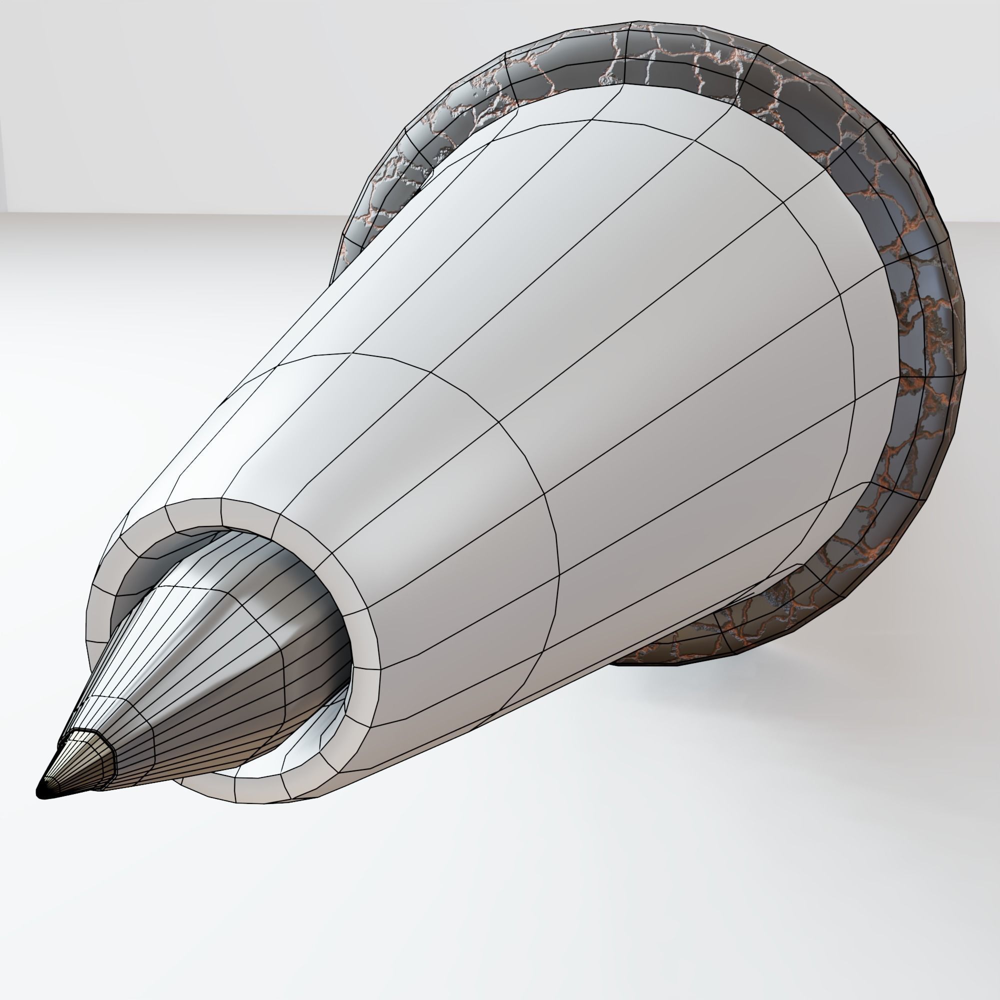 Retractable Pen Model 3D model rigged | CGTrader