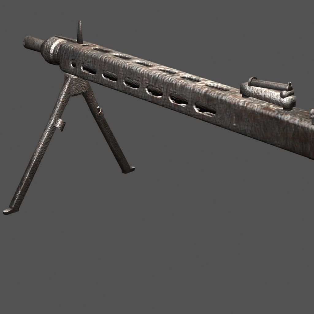 3D model MG3 Machine gun VR / AR / low-poly | CGTrader