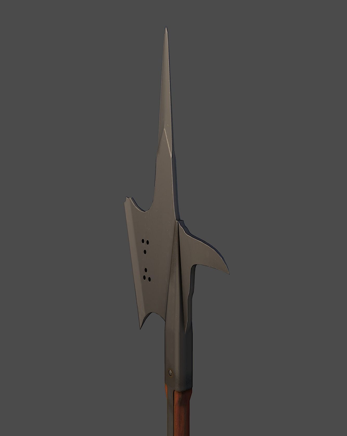 3D model Halberd Polearm VR / AR / low-poly | CGTrader
