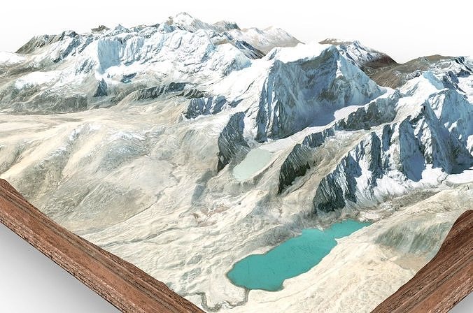 Mountain landscape 3D model | CGTrader