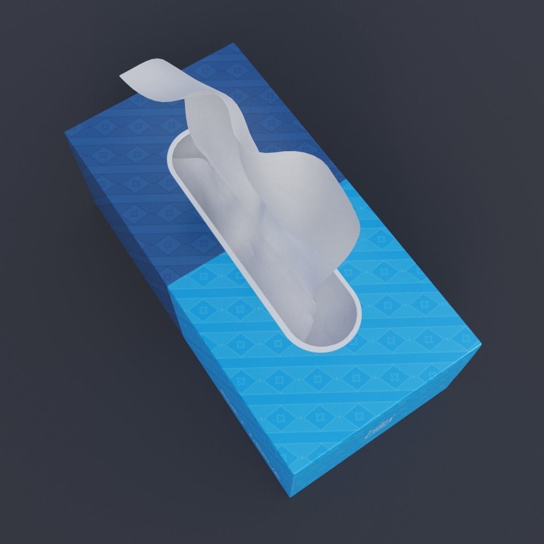Tissue Box 3D model | CGTrader