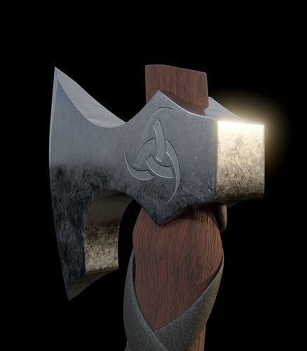 Viking Axe 3D model | CGTrader