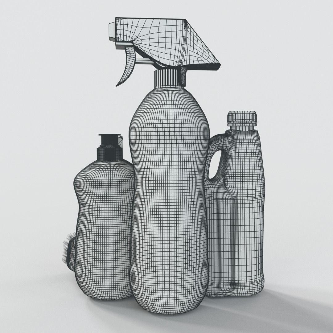 Cleaning Products 3D model | CGTrader