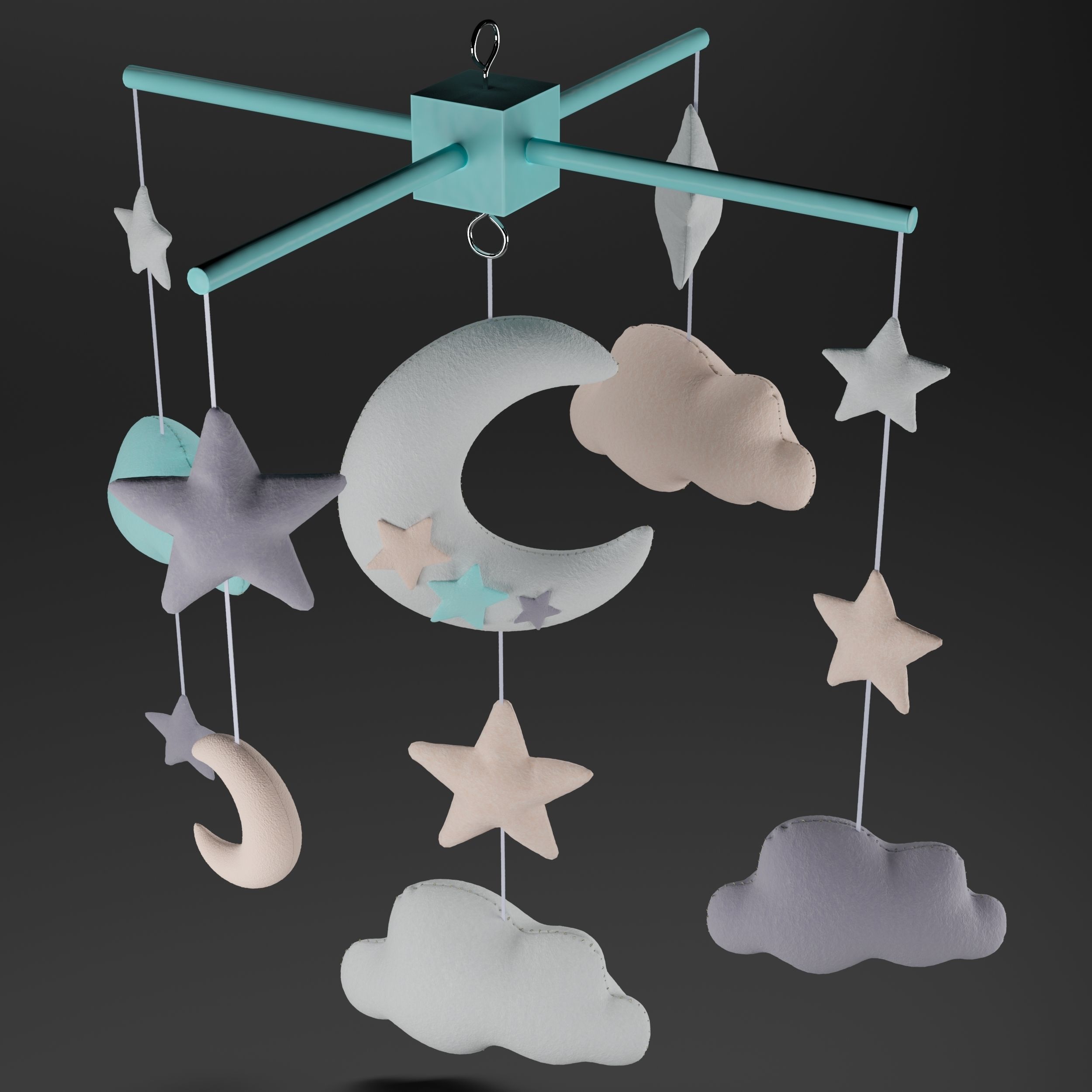 Baby Mobile Toy 3D model | CGTrader