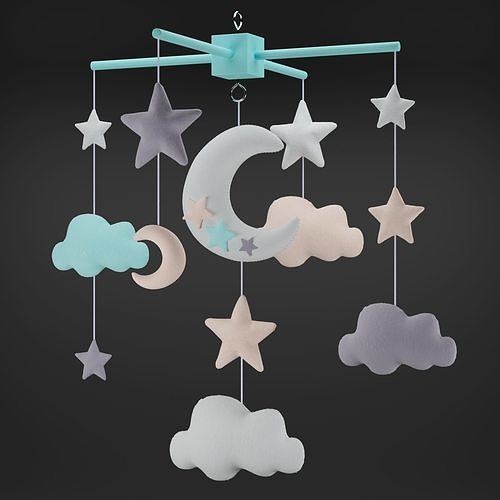 Baby Mobile Toy 3D model | CGTrader