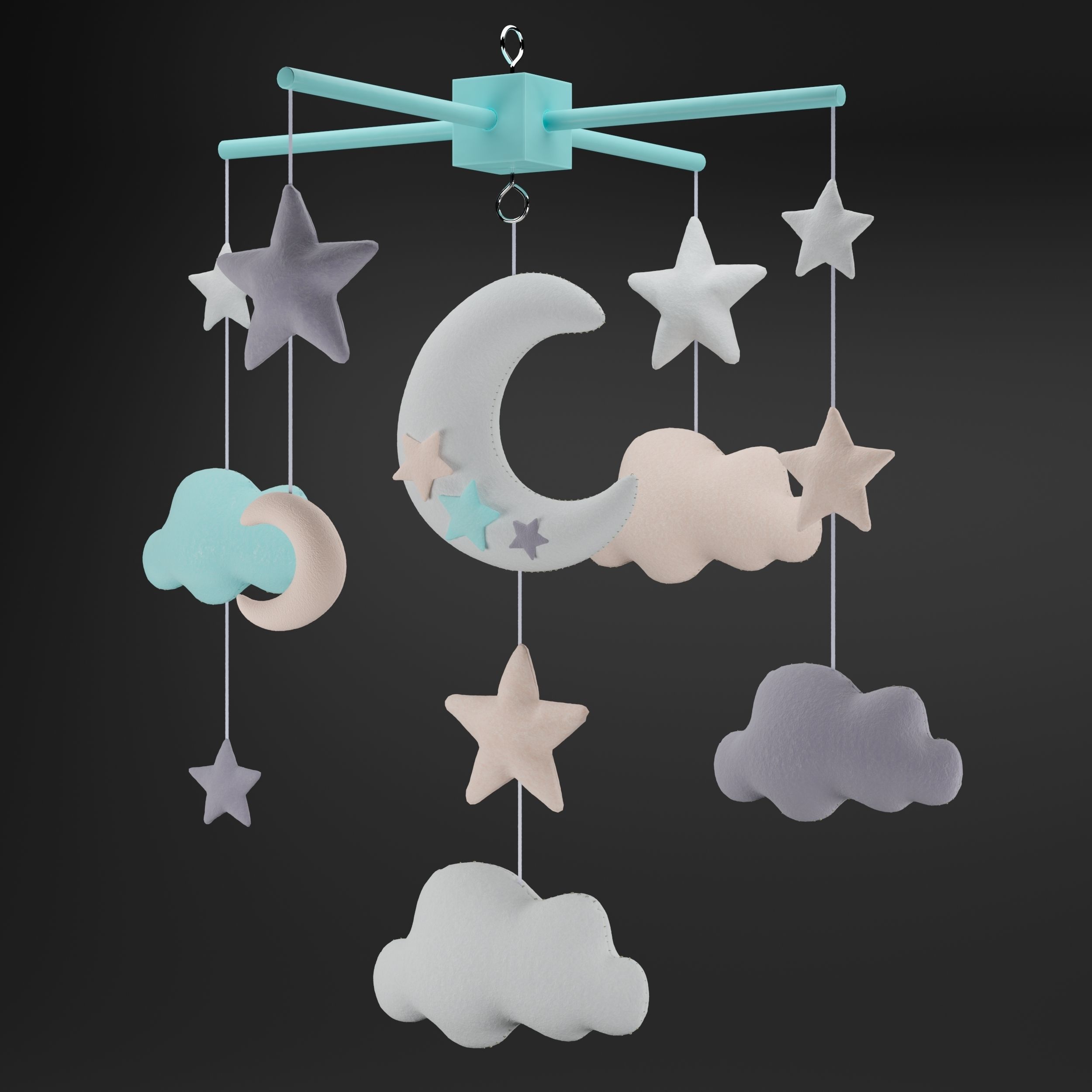 Baby Mobile Toy 3D model | CGTrader