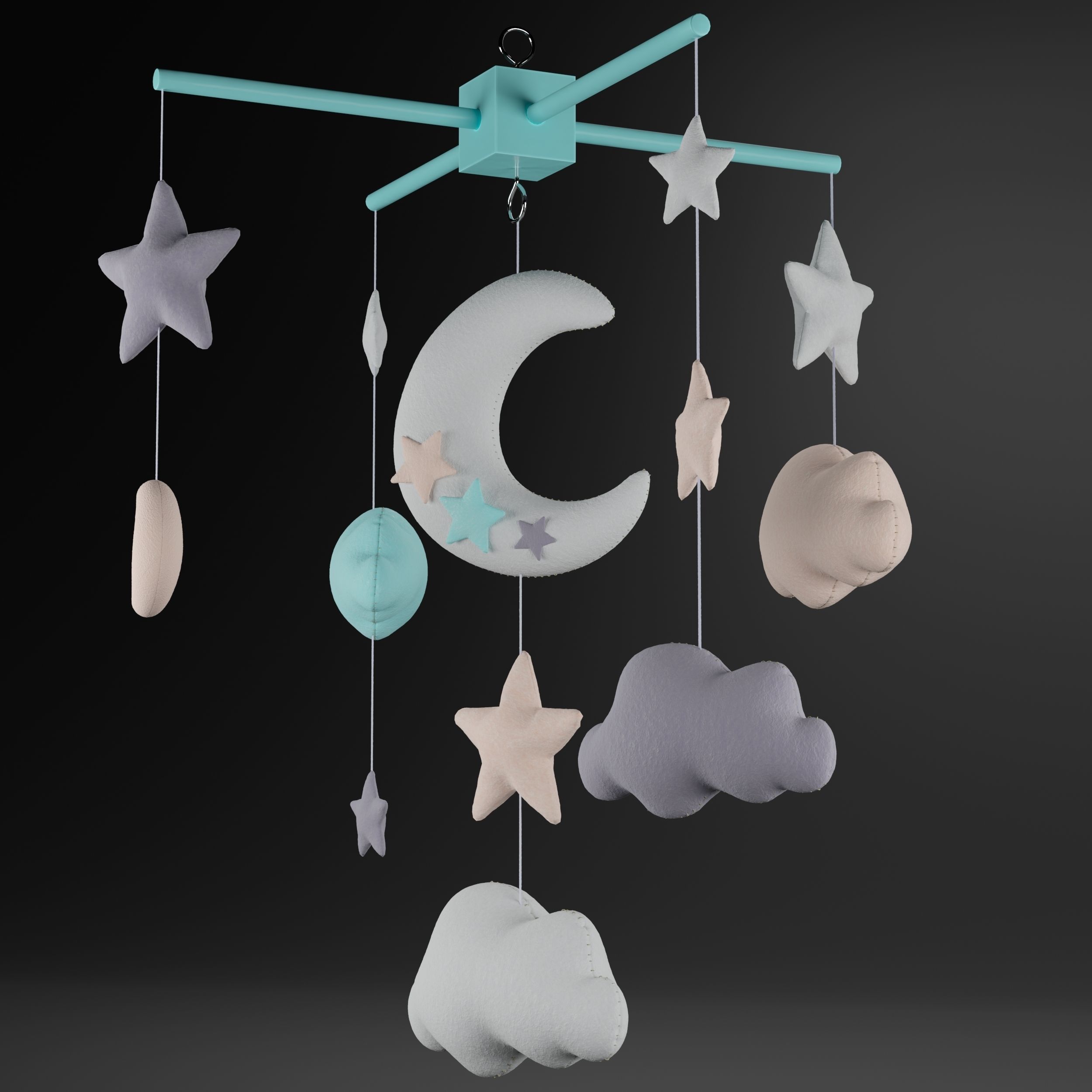 Baby Mobile Toy 3D model | CGTrader