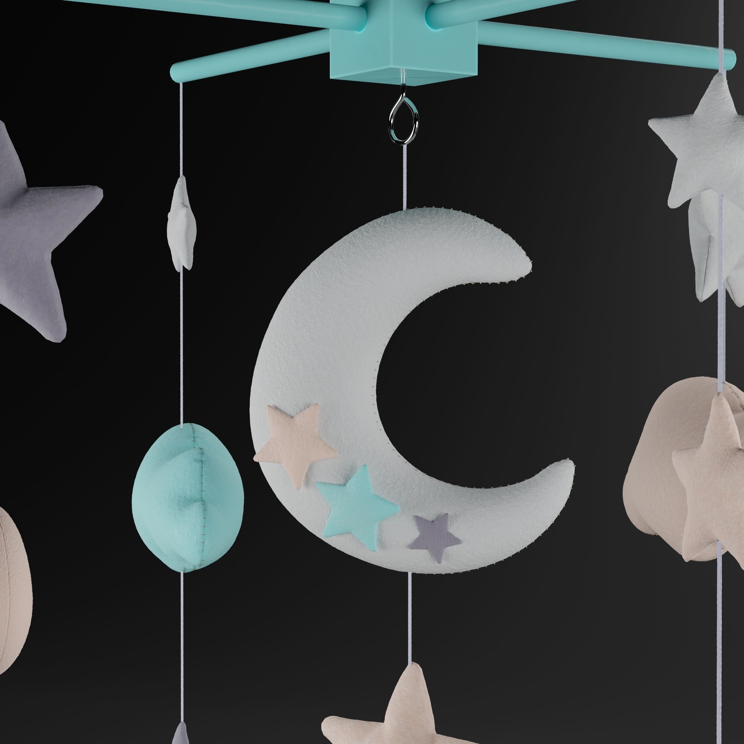 Baby Mobile Toy 3D model | CGTrader