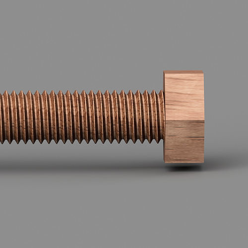 Wooden Screw 3d 3axis CNC 3D model | CGTrader