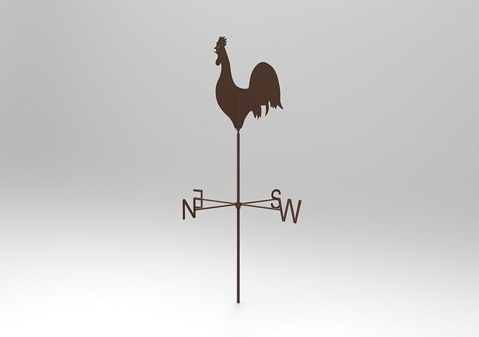 Weather vane 3D model 3D printable | CGTrader