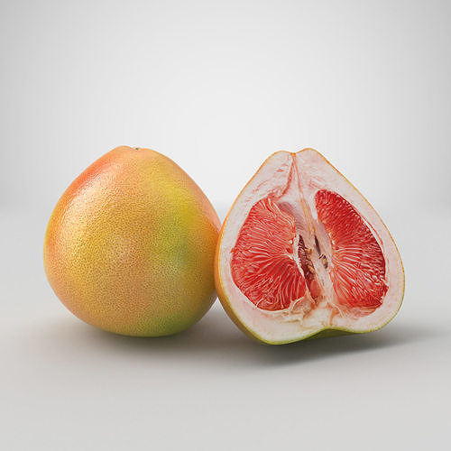 Pomelo mango 3D model animated | CGTrader