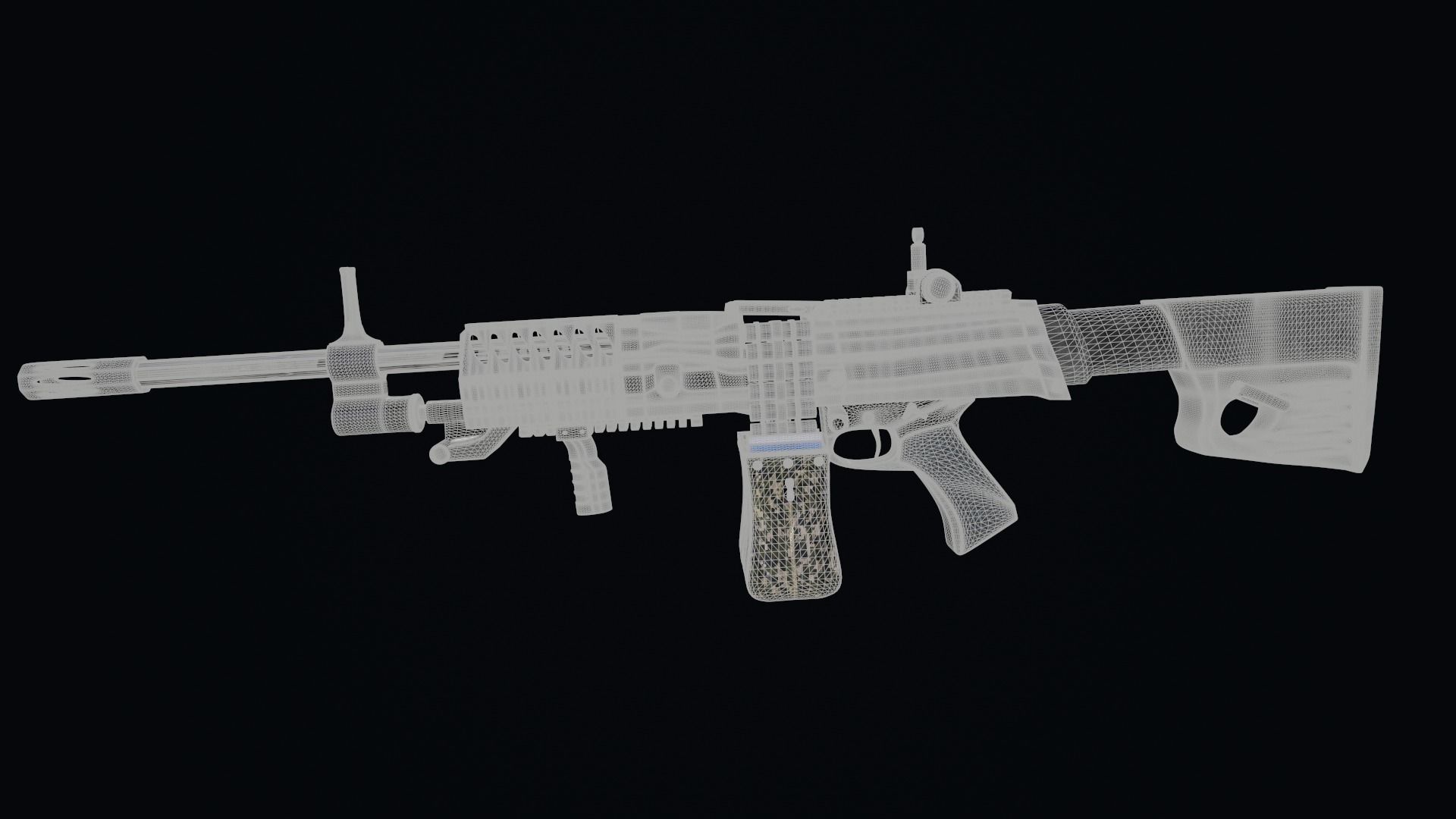 LSAT machine gun 3D model | CGTrader